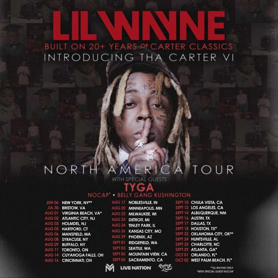 Lil Wayne Announces “Tha Carter VI” Tour – Irene Guerrero ...